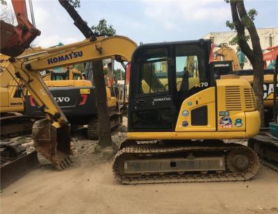 China Used 7 Ton Track Excavator, Japanese Komatsu Pre-Owned Crawler Excavator PC70-8 for sale