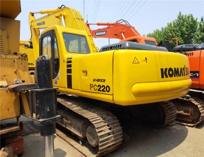 China Used 22 Ton Crawler Excavtor, Japanese Komatsu Track Digging Excavator PC220-6 for sale