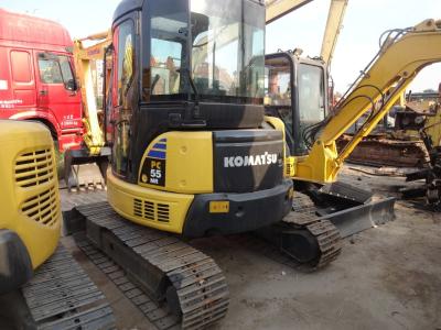 China Used Komatsu Mini Crawler Excavator PC55 with Break System Line Low Price on Sale with Working Condition. for sale