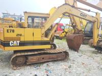 China Cheap Good Condition Japan Original Cat Crawler E70 Used Excavator in Shanghai on Promotion. for sale