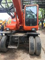 China Used Origin South Korea Mobile Excavator Doosan Dh150W-7 Wheel Excavator on Promotion for sale