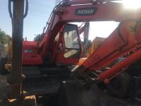 China Used Korean Wheel Excavator Doosan Dh140W-7, Secondhand Doosan 14 Ton Mobile Excavator Dh140W-7 Dh150W on Promotion for sale
