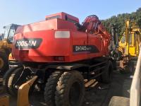 China Used Korean Wheel Excavator Doosan Dh140W-7, Secondhand Doosan 14 Ton Mobile Excavator Dh140W-7 Dh150W on Promotion for sale