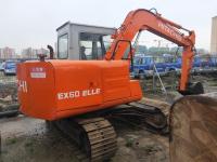 China Secondhand Hitachi Mini Digger Ex60 in Good Condition, Used Crawler Excavator Hitachi Ex60 Zx55, Zx60 on Promotion for sale