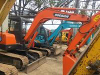 China Used Doosan Mini Track Excavator Dh55 Available on Promotion, Secondhand Original Hydraulic Small Crawler Digger Dh55 Dh60 Dh80 on Promotion for sale