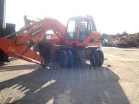 China Used Origin South Korea Mobile Excavator Doosan Dh150W Wheel Excavator on Promotion for sale