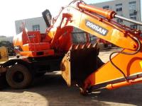 China Used Origin South Korea Mobile Excavator Doosan Dh150W Wheel Excavator on Promotion for sale