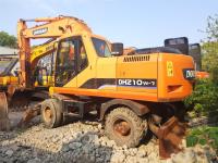 China Used Doosan 21 Ton Wheel Excavator Dh210W-7, Secondhand Origin Korea Doosan Mobile Digger Dh210W on Sale for sale