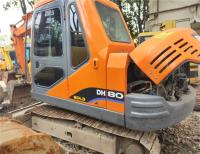 China Used High Effective 8 Ton Excavator Doosan Dh80 Secondhand Doosan MIDI Track Digger Dh80 Hot Sale Dh60 for sale