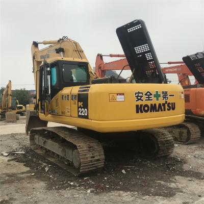 China Used Komatsu Excavator PC220-7 with 1-Year Warranty, Secondhand Digger PC200 PC220 PC240 on Promotion for sale