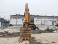 China Used Hyundai Medium Wheel Excavator R200W, Secondhand 20 Ton Korean Mobile Excavator R200 R220 Hot Sale for sale