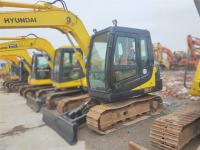 China Used Korean 8 Ton MIDI Excavator Hyundai R80-7 Track Digger Hot Sale for sale