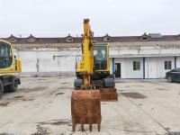 China Used Origin South Korea Mini Wheel Excavator Hyundai R60W-7 6 Ton Mobile Excavator on Promotion for sale