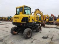 China Good Condition 6 Ton Wheel Excavator Hyundai R60W-7 Cheap Price in Stock for sale