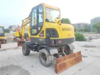 China Used Mini Wheel Excavator Hyundai R60W-7 on Sale for sale