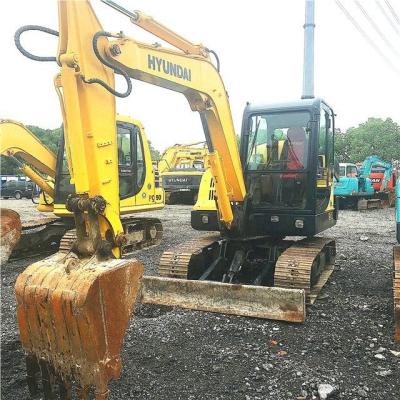 China Origin Korea High Quality Mini Digger Hyundai R60-7 Crawler Excavator R60 for Construction Work for sale
