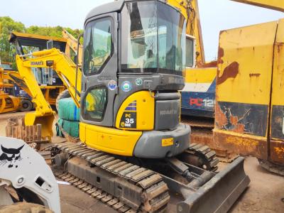 China Good Condition Komatsu Mini Digger PC35mr, Used Origin Japan 3.5 Ton Track Excavator PC35 for Sale for sale
