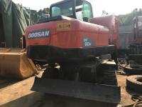 China High Effective 6 Ton Mini Wheel Excavator Doosan Dx60W for Sale, Used Doosan Popular Small Mobile Digger Dx60W Dx55W R60W R55W Hot Sales for sale
