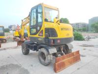 China Used R60 Wheel Excavator, Hyundai R60-5 R60W-5 R60W-7 R60-7 R60-9 Mini Wheel Excavator for sale