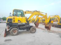 China Used R60 Wheel Excavator, Hyundai R60-5 R60W-5 R60W-7 R60-7 R60-9 Mini Wheel Excavator for sale