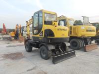 China Used Hyundai R60 Wheel Excavator, Hyundai R60-5 R60W-5 R60W-7 R60-7 R60-9 Mini Wheel Excavator on Sale for sale
