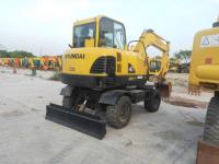 China Used Hyundai R60 Wheel Excavator, Hyundai R60-5 R60W-5 R60W-7 R60-7 R60-9 Mini Wheel Excavator on Sale for sale
