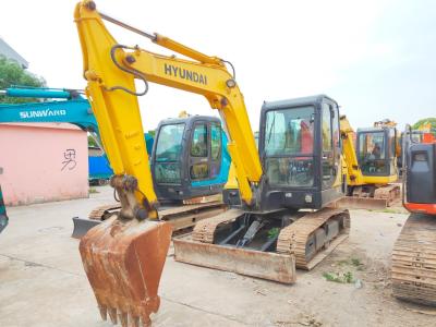 China Original Secondhand Hyundai Mini Excavator Hyundai R60-7 55-7 Korean Hyundai R55-7 Small Excavator R80 Track Digger for Sale for sale