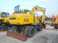 China Used 15 Ton Wheel Excavator Pw150-6 Made in Japan in Shanghai for Sale for sale
