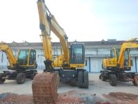 China Used Original Komatsu Wheel Excavator Pw150, Secondhand 15 Ton High Quality Mobile Excavator Komatsu Pw150 in Stock for sale
