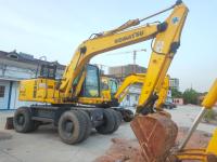 China Used Original Komatsu Wheel Excavator Pw150, Secondhand 15 Ton High Quality Mobile Excavator Komatsu Pw150 in Stock for sale
