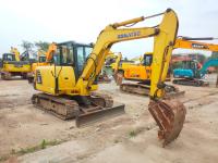 China Used Komatsu PC56 Mini Crawler Excavator Hot Sale, Secondhand Original Komatsu MIDI Track Digger PC55 PC56 PC60 PC70 PC78 Low Price High Quality for sale