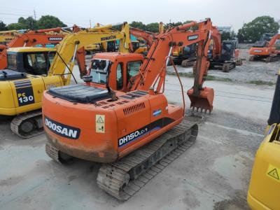 China Used Doosan 15 Ton Medium Excavator Dh150, Secondhand Track Digger Doosan Dh150 Dh200 Dh225 Dh300 on Promotion Free Spare Parts for sale