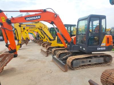 China Origin South Korea Mini Excavator Doosan Dh55, Used Doosan Good Condition Hydraulic Crawler Digger Dh55 Dh60 Dh80 for sale