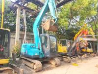 China Used Kobelco Crawle Excavator Sk75 Made in Japan, Secondhand 7.5 Construction Hydraulic Track Digger Kobelco Sk75-8 on Promotion for sale