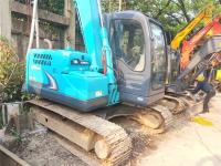 China Used Kobelco Crawle Excavator Sk75 Made in Japan, Secondhand 7.5 Construction Hydraulic Track Digger Kobelco Sk75-8 on Promotion for sale
