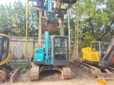 China Used Kobelco 7.5 Ton Crawler Excavator Sk75, Secondhand Hydraulic Track Digger Kobelco Sk75-8 High Effective for sale