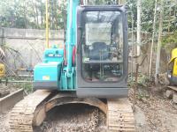 China Used Kobelco 7.5 Ton Crawler Excavator Sk75, Secondhand Hydraulic Track Digger Kobelco Sk75-8 High Effective for sale