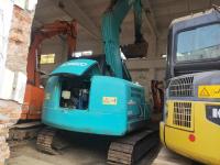 China Used Kobelco MIDI Crawler Digger Sk75, Secondhand Japanese Construction Track Excavator Kobelco Sk75-8 High Quality for sale