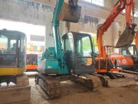 China Used Kobelco MIDI Crawler Digger Sk75, Secondhand Japanese Construction Track Excavator Kobelco Sk75-8 High Quality for sale