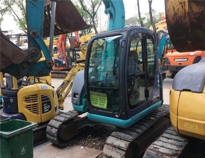 China Origin Japan MIDI Excavator Kobelco Sk70, Used Kobelco 7 Ton Crawler Excavator Sk70 Sk75 Sk125 Sk135 Seires in Stock Hot Sale with 1 Year Warranty for sale