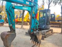 China Used Kobelco Crawler Excavator Sk55sr, Secondhand Origin Japan Mini Track Digger Kobelco Sk55 Sk60 Sk70 Sk75 Hot Sale for sale