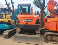 China Used 2017 Doosan Mini Wheel Excavator Doosan Dx60W, Secondhand Doosan 6 Ton hydraulic Mobile Digger Dx60W in Stock for sale