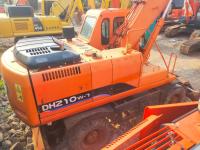 China Used High Quality Mobile Excavator Doosan Dh210W, 21 Ton Doosan Wheel Excavator Dh210W Hot Sale for sale