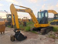 China Used Komatsu Crawler Mini Excavator PC55 with Rubber Track in Good Condition for sale