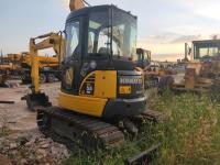 China Used Komatsu Crawler Mini Excavator PC55 with Rubber Track in Good Condition for sale