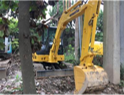 China Used 5.5 Ton Komatsu Hydraulic Mini Crawler Excavator PC55 for Construction Work for sale