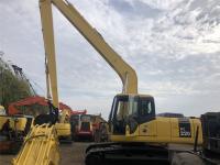 China Perrty Good Used Komatsu Hydraulic Excavator PC220-7 with 18 Meters Long Reach Boom for Deep Digging Work for sale