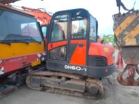 China Used Mini Excavator Doosan Dh60-7 Hot Sale, Secondhand Hydraulic Crawler Digger Doosan Dh60 Dh55 Dh80 on Sale for sale