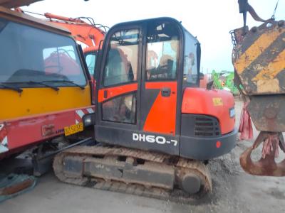 China Used Mini Excavator Doosan Dh60-7 Hot Sale, Secondhand Hydraulic Crawler Digger Doosan Dh60 Dh55 Dh80 on Sale for sale