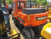 China Used Korean Wheel Excavator Doosan Dh140W-7, Secondhand Doosan 14 Ton Mobile Excavator Dh140W-7 Dh150W Hot Sale for sale